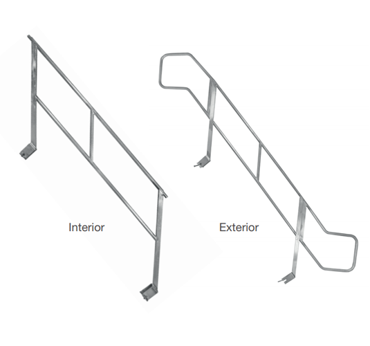 Aluminium Z Ladder Guardrail
